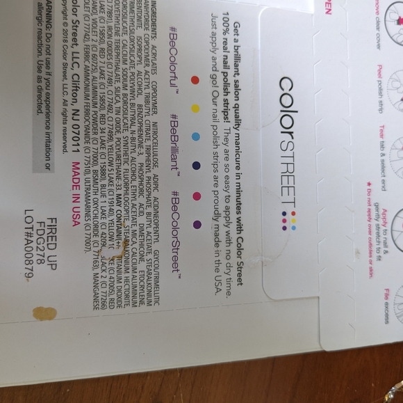 Color Street | Makeup | Color Street Fired Up | Poshmark